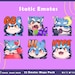 Animated Chibi Wolf Emotes, Streamer Graphics (digital File) - Etsy
