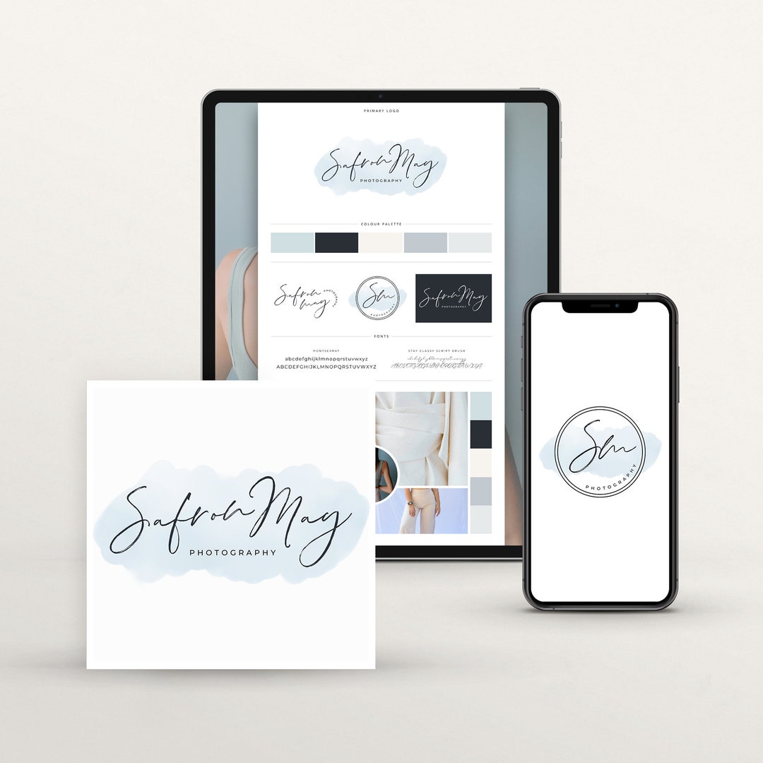 Logo INSTANT DOWNLOAD Canva Logo Template, Feminine Logo, Premade, Logo ...