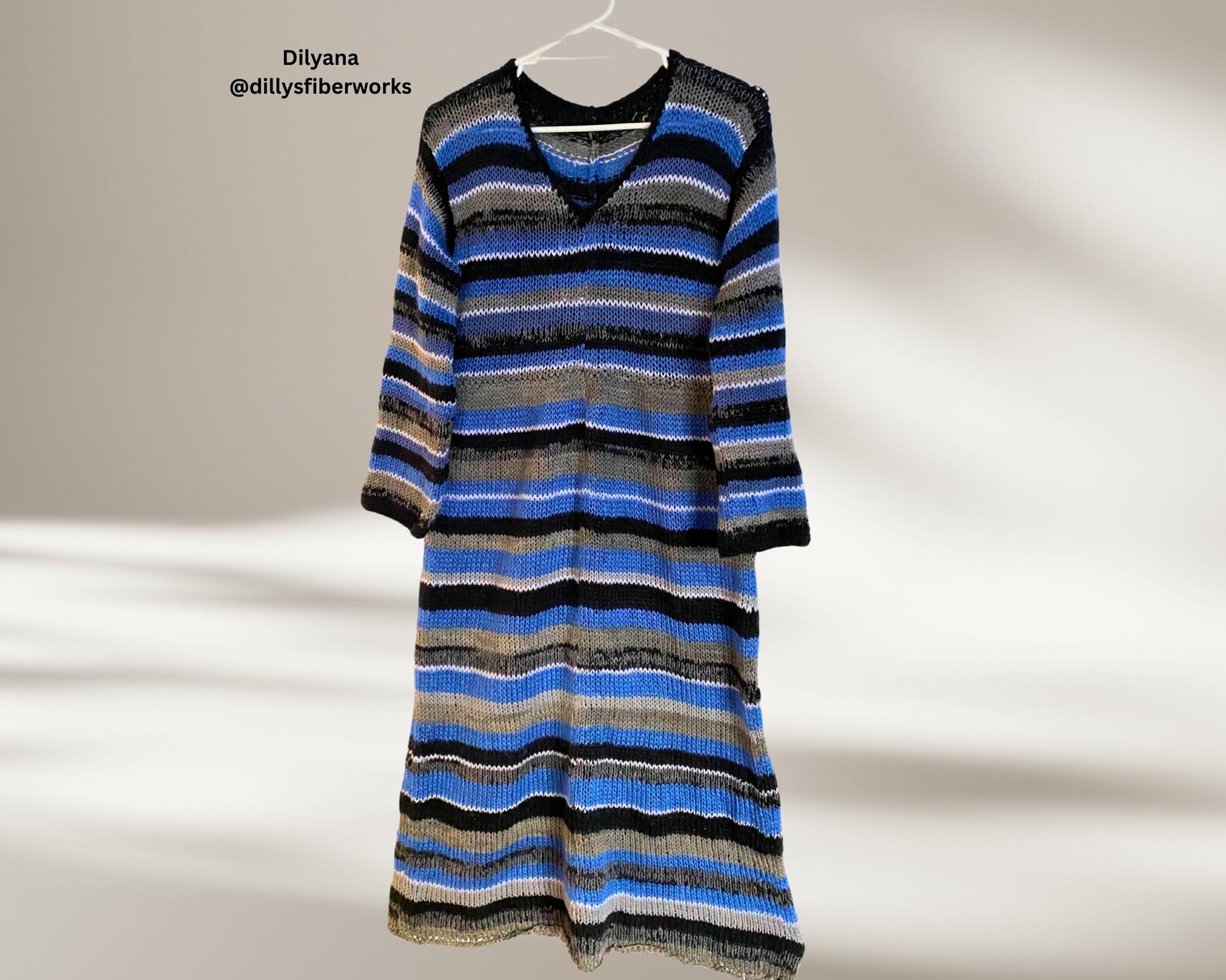 MAXI DRESS on Addi / Sentro Knitting Machine * Dress Pattern for Sentro ...