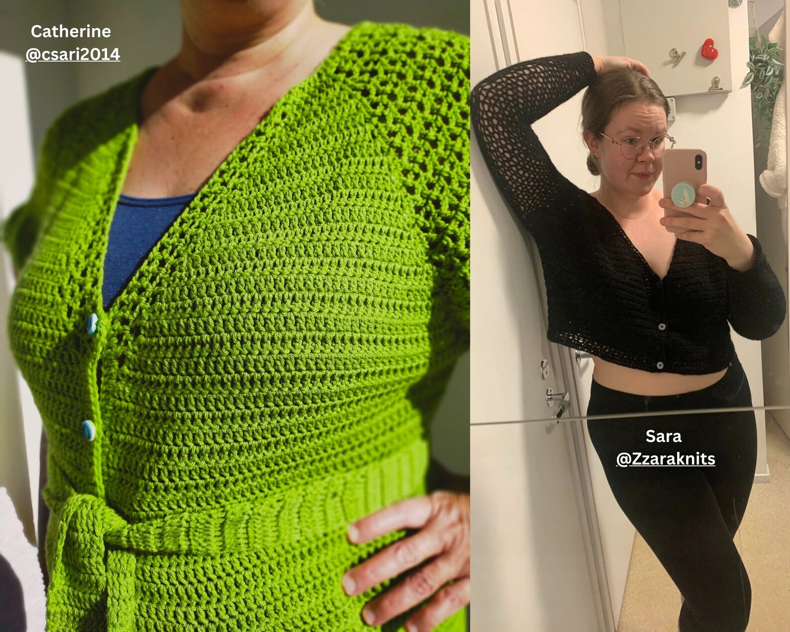 Mesh Cardigan Crochet * Digital Crochet Pattern * MIX MESH Crochet ...