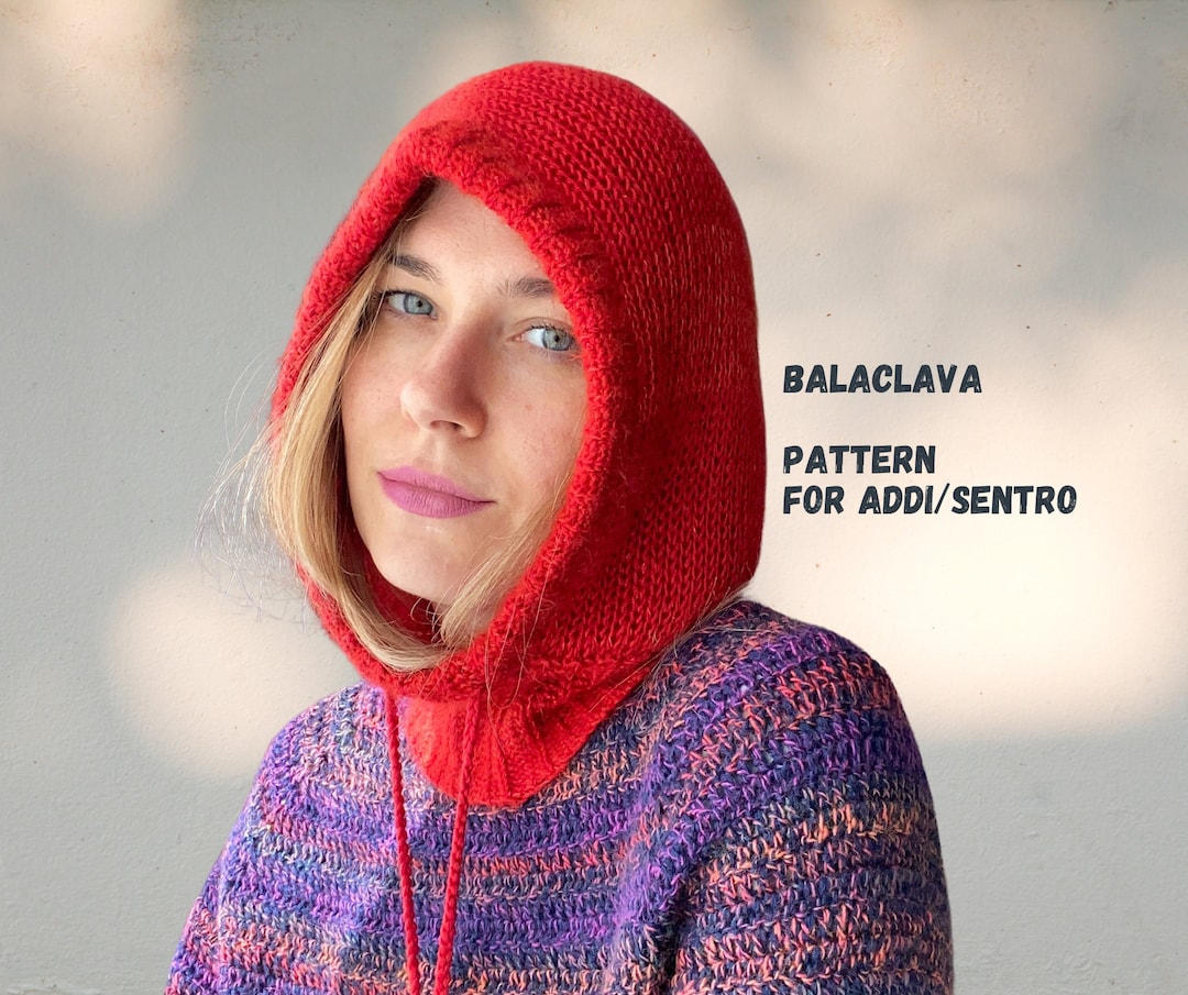 The Ultimate BALACLAVA on Addi / Sentro Knitting Machine * Balaclava on ...