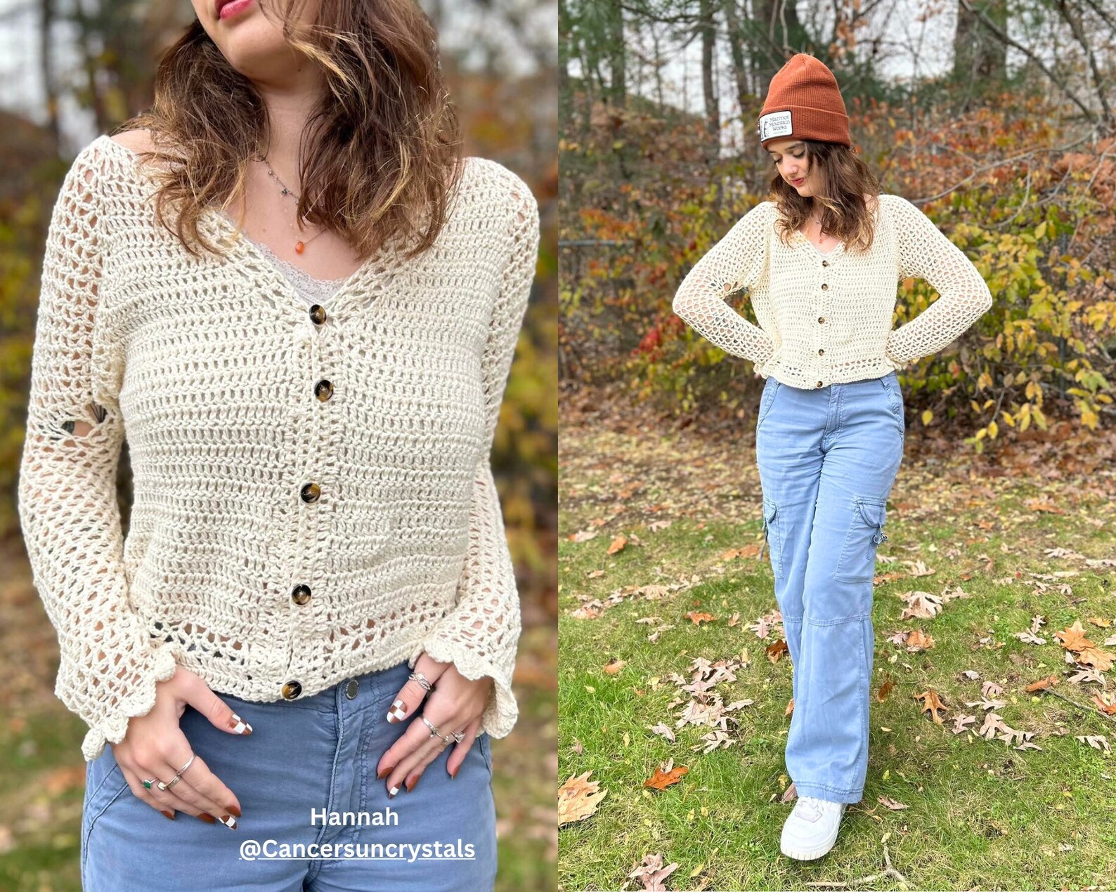 Mesh Cardigan Crochet * Digital Crochet Pattern * MIX MESH Crochet ...