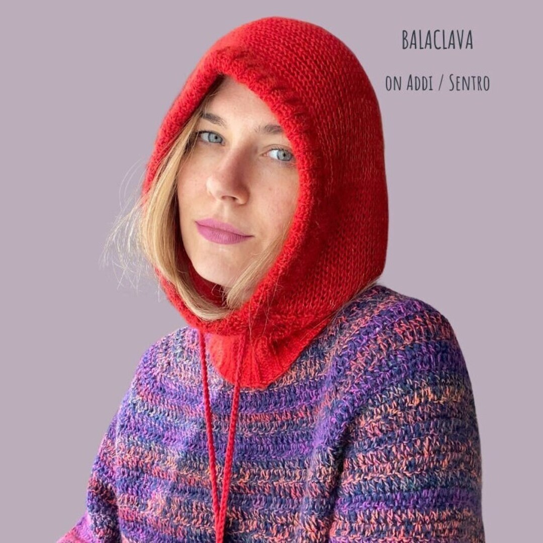 The Ultimate BALACLAVA on Addi / Sentro Knitting Machine Balaclava on ...