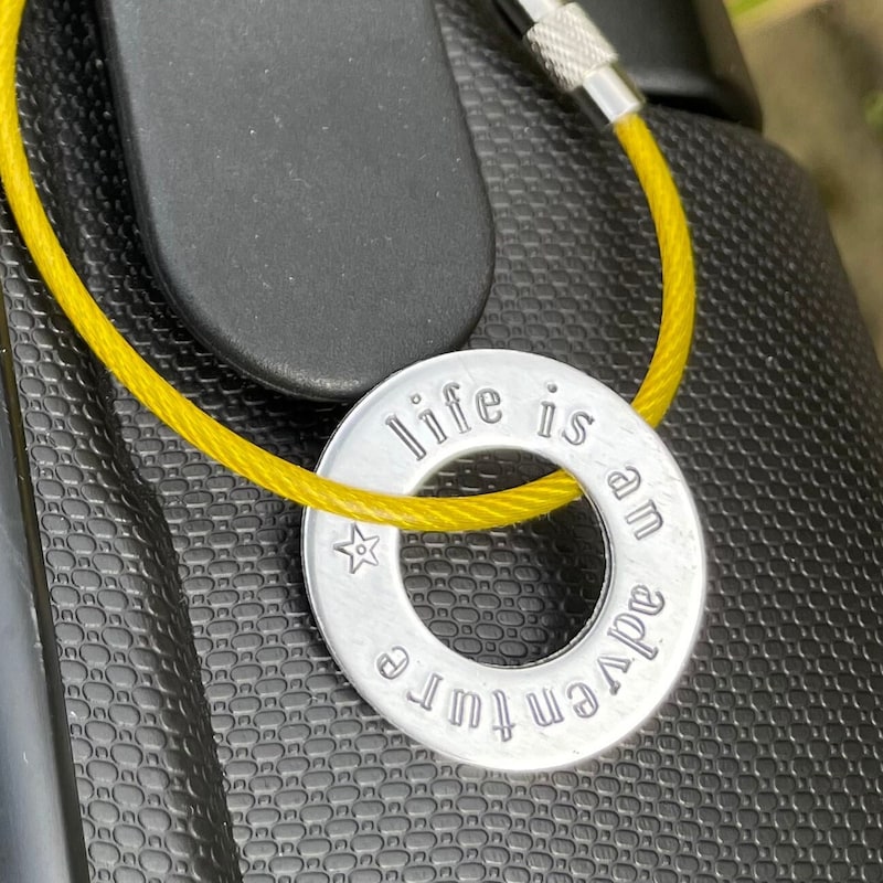 Travel Life Luggage Tags - Etsy UK