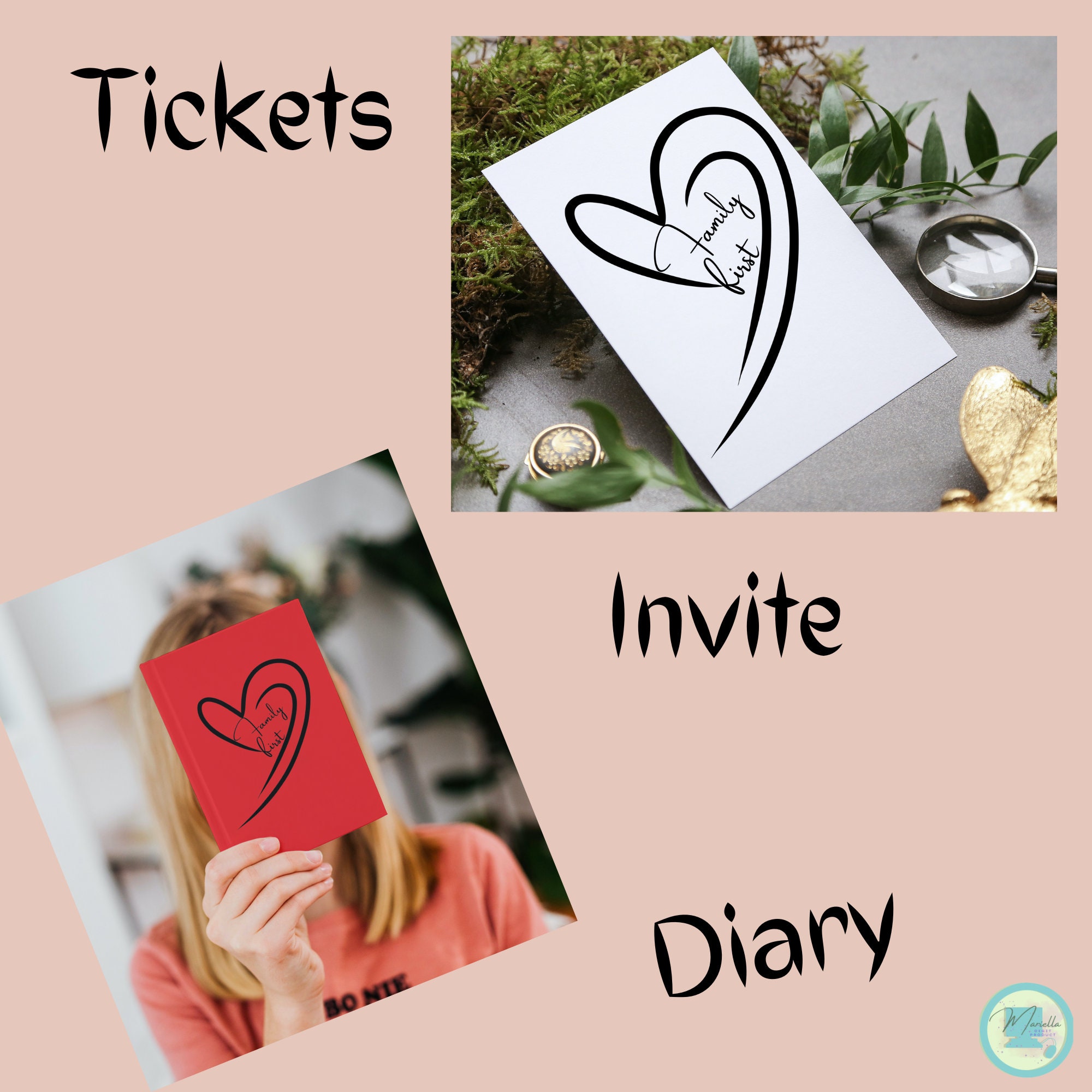 Family First Gift Svg Heart Printable Png Mom Dad Heart Gift Tag Mom ...