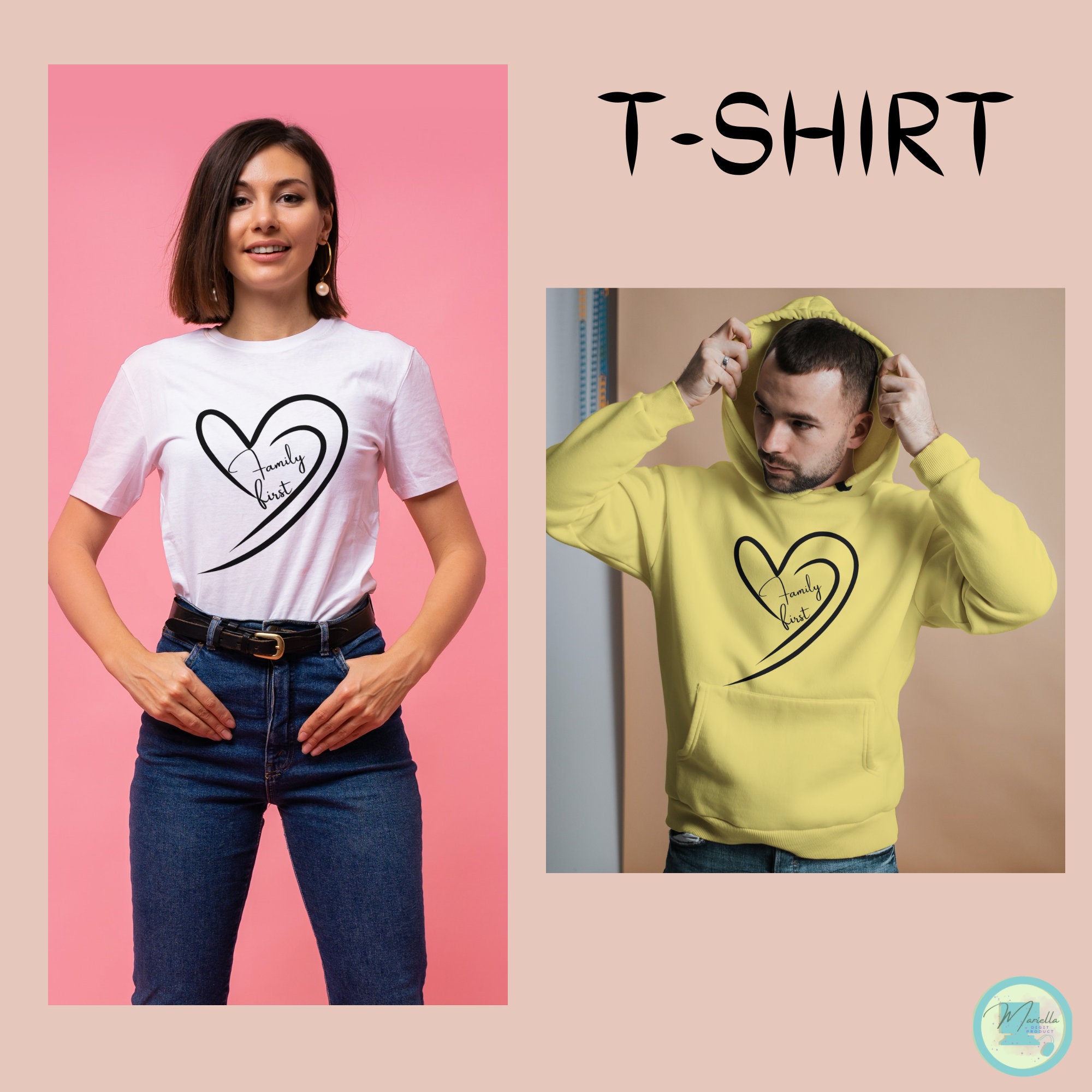 Family First Gift Svg Heart Printable Png Mom Dad Heart Gift Tag Mom ...