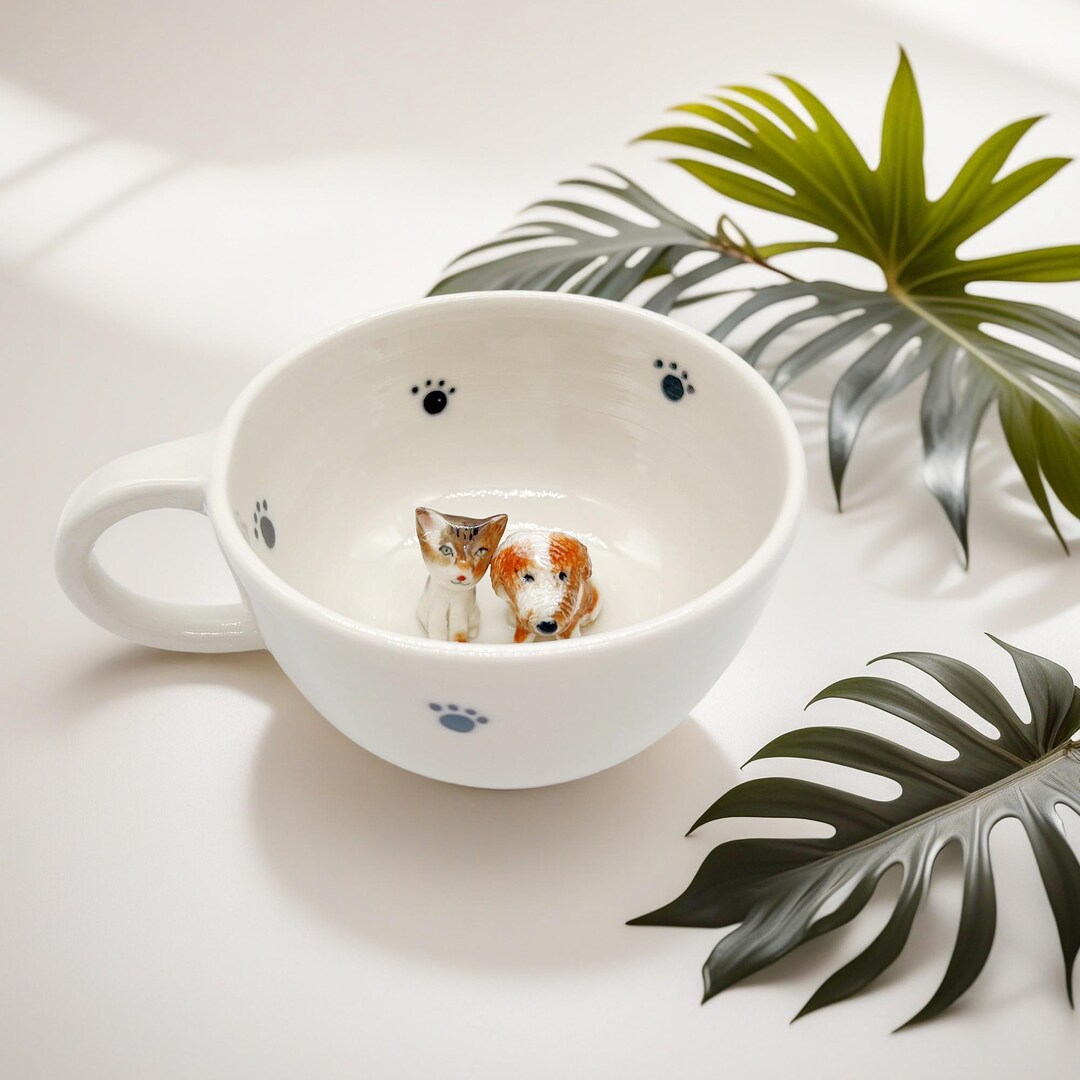 Custom 3D Pet Mug,pet Figure Mug,gift for Pet Lovers,personlaized Pet ...