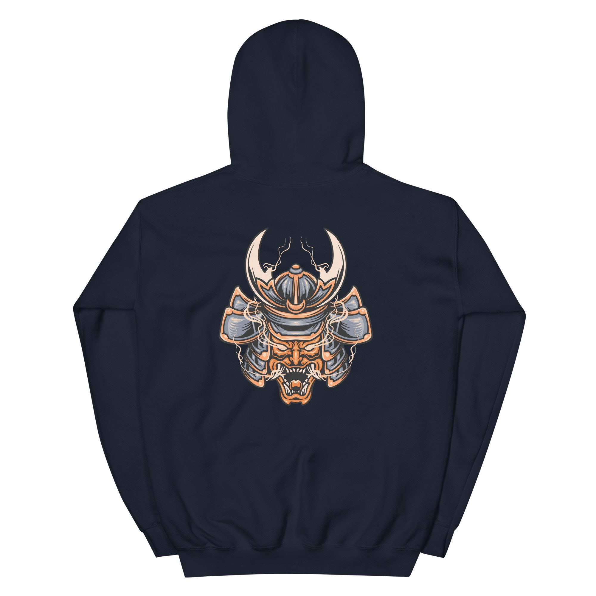 Oni Samurai Tattoo Hoodie, Old School Tattoo Hoodie, Traditional Tattoo ...