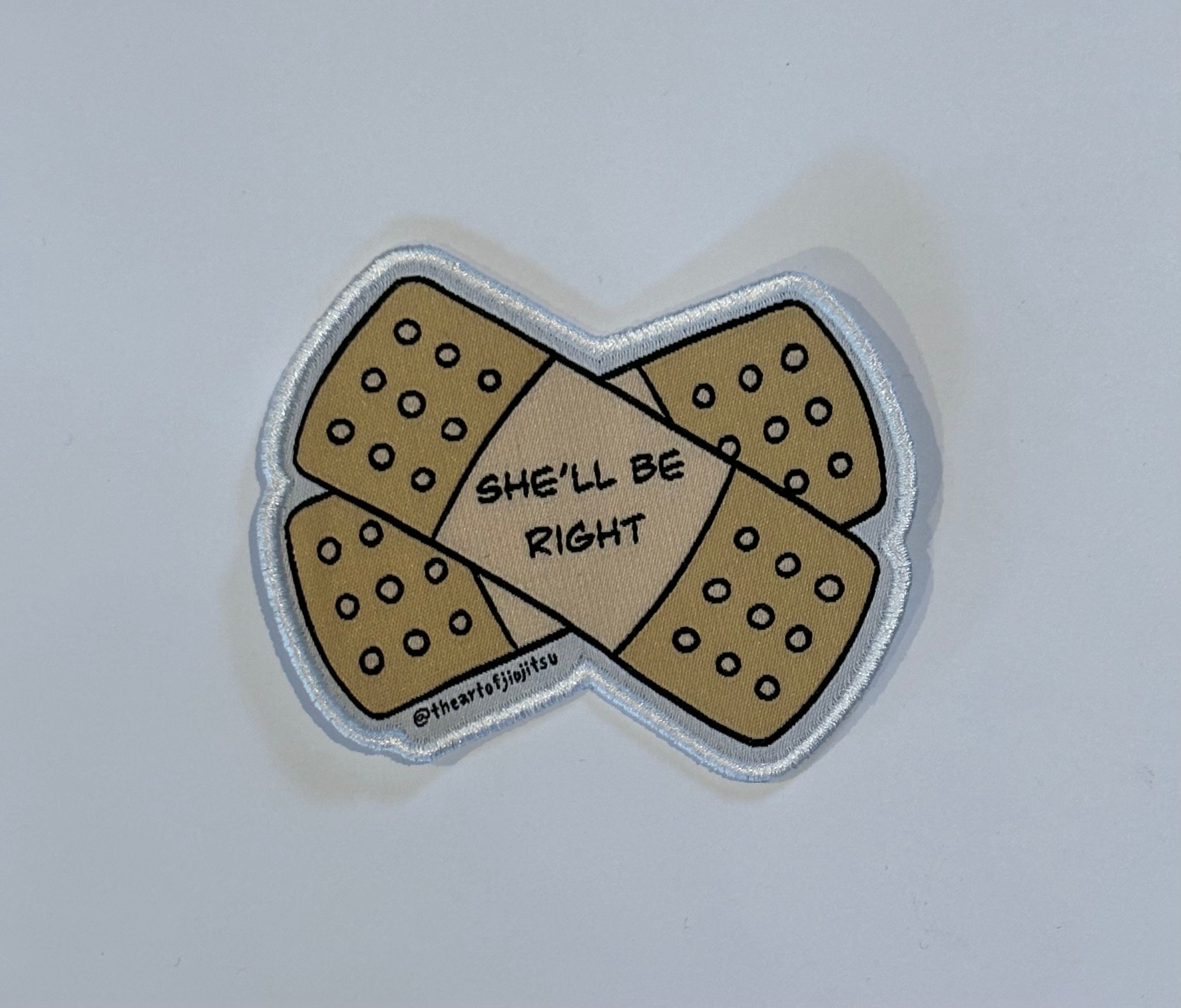 Novelty Gi Patch Bandaids shell Be Right Brazilian Jiu Jitsu - Etsy