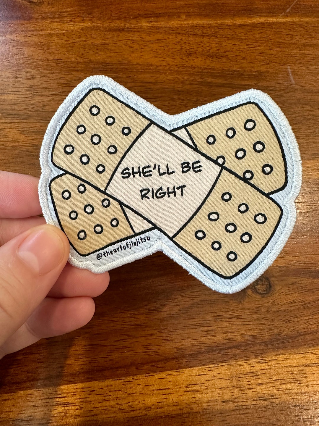 Novelty Gi Patch Bandaids shell Be Right Brazilian Jiu Jitsu - Etsy