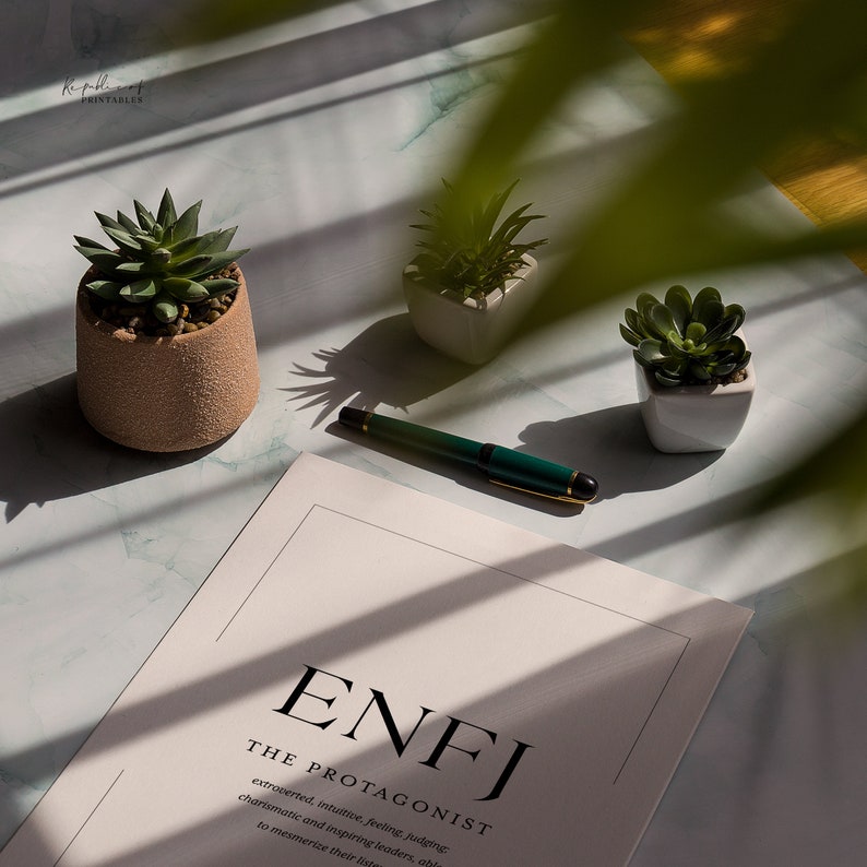 ENFJ Printable Wall Art MBTI Printable Poster Myers-briggs - Etsy