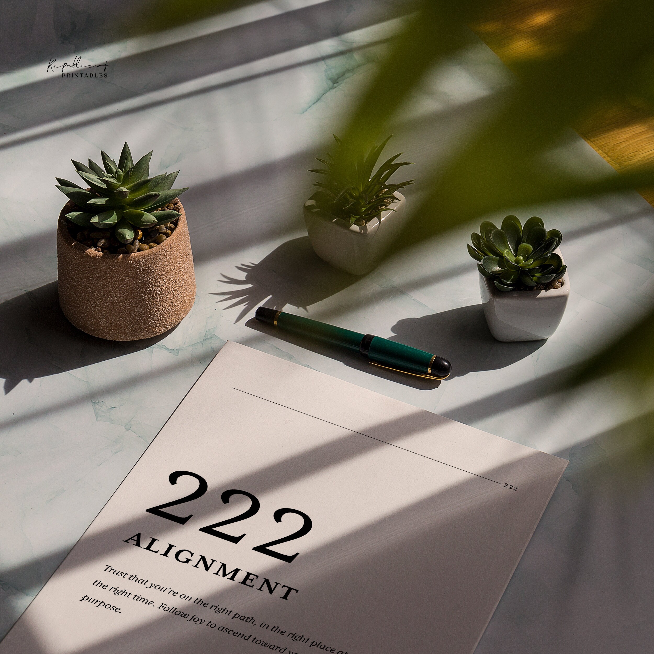 Angel Number 222 Printable Wall Art Divine Message Spiritual Message ...