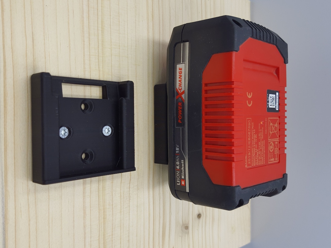Einhell 18V Battery Holder Wall Mount Protection Wall Mount Battery ...