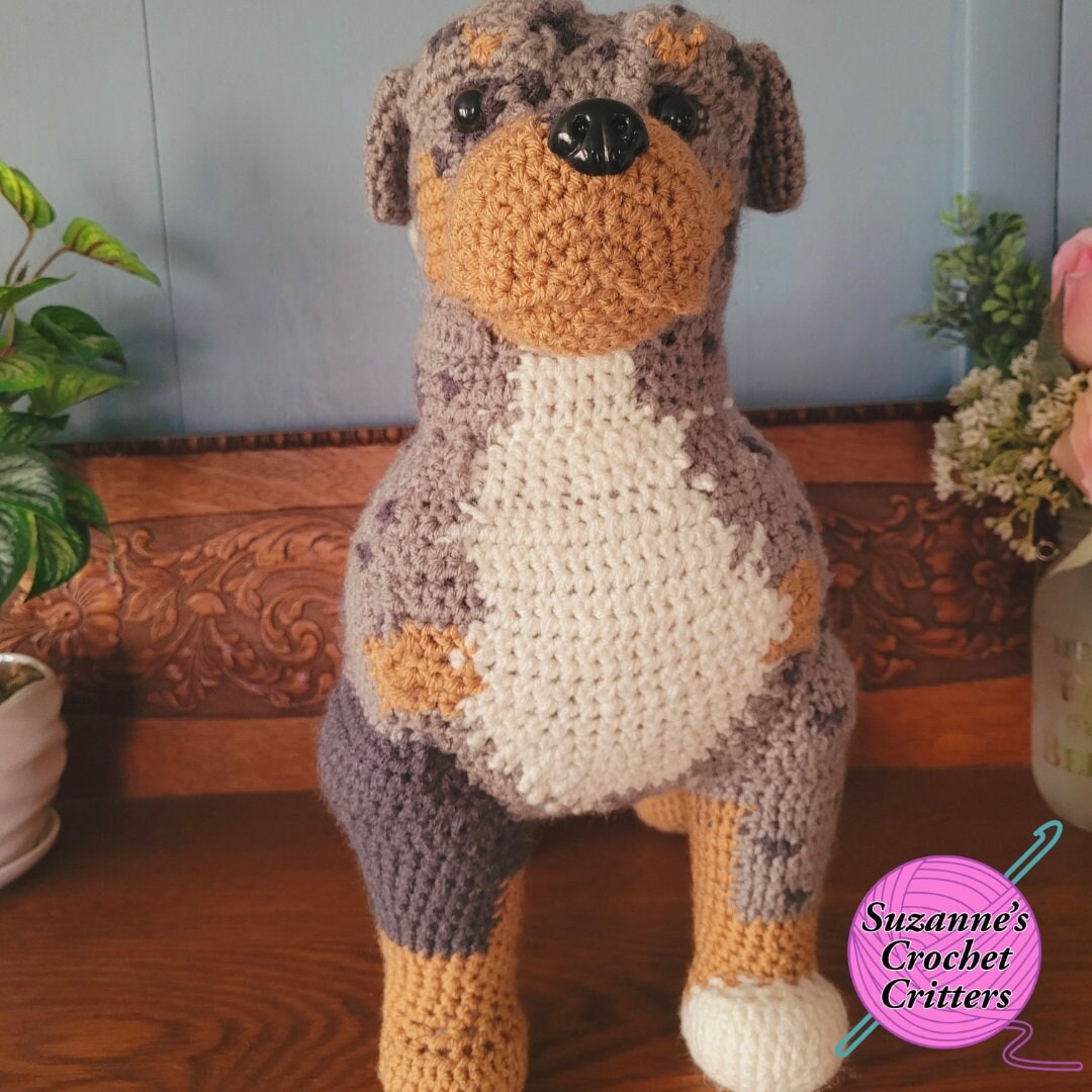 Crochet Pitbull - Etsy