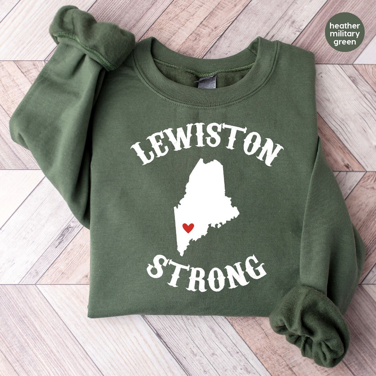 Lewiston Strong Tees and Sweaters, Pray for Maine Sweatshirt, Maine ...