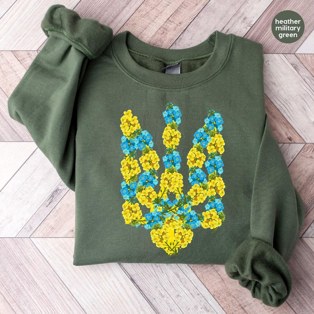 Ukraine Tees and Sweaters, Ukrainian Flag, Support Ukraine Long Sleeve ...