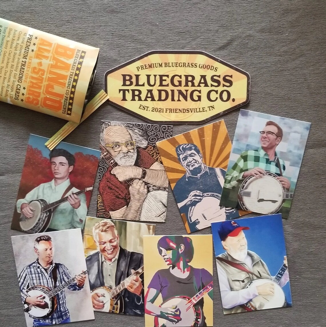 Banjo All-star Premium Trading Cards - Etsy