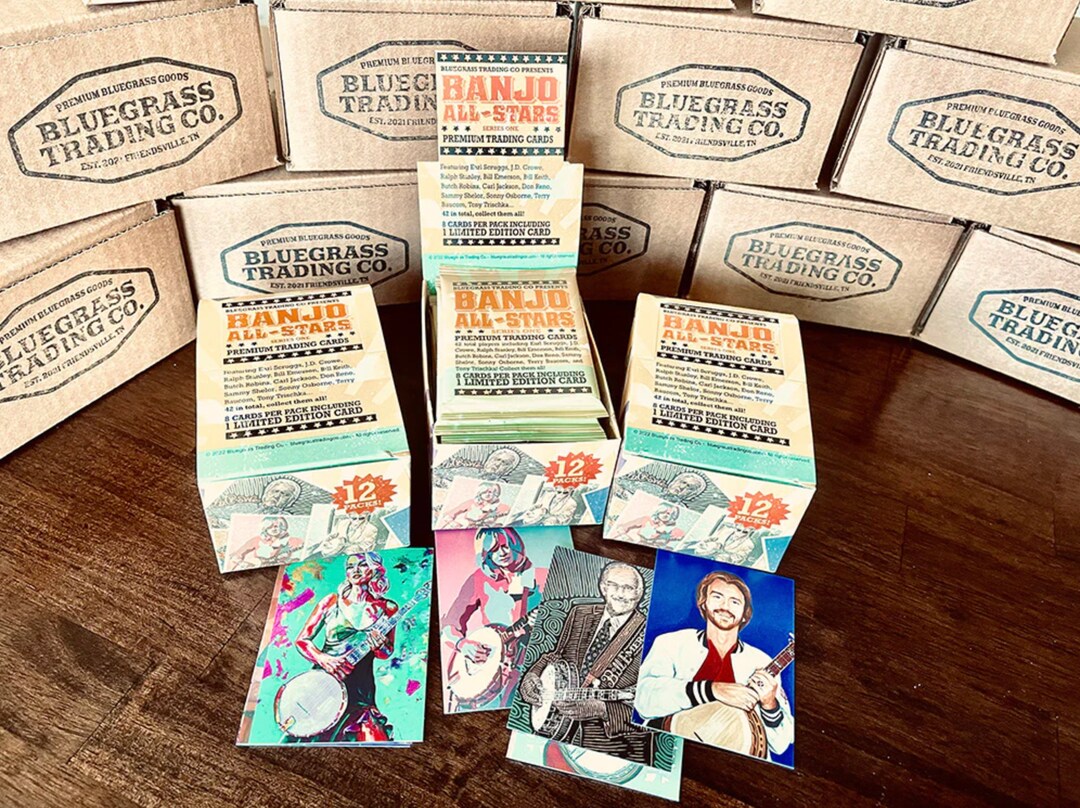 Banjo All-star Premium Trading Cards – Complete 12-pack Set | Limited ...
