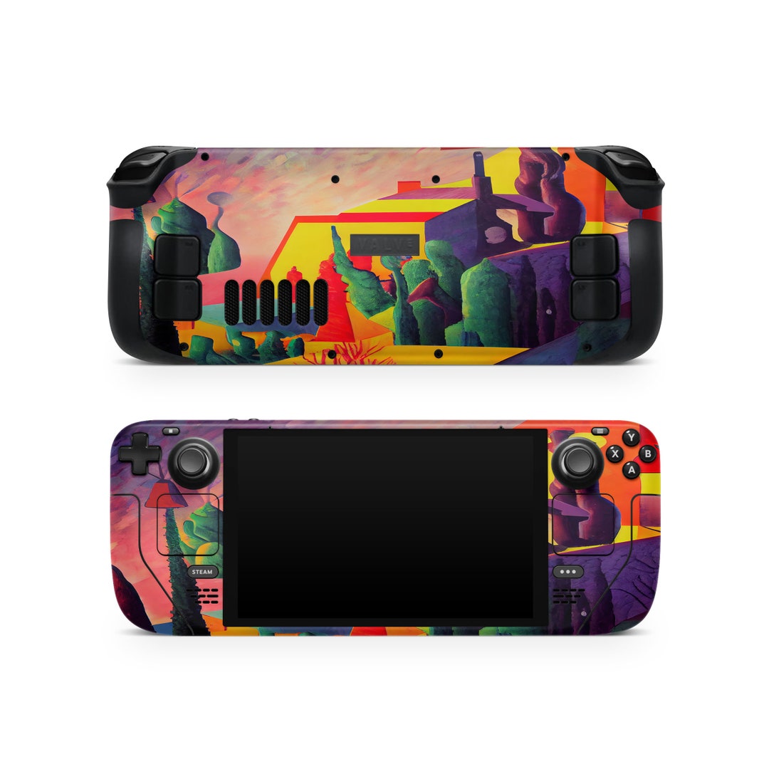 Steam Deck Skin, Steam Deck Decal, Console Decal Wrap, Game Console ...