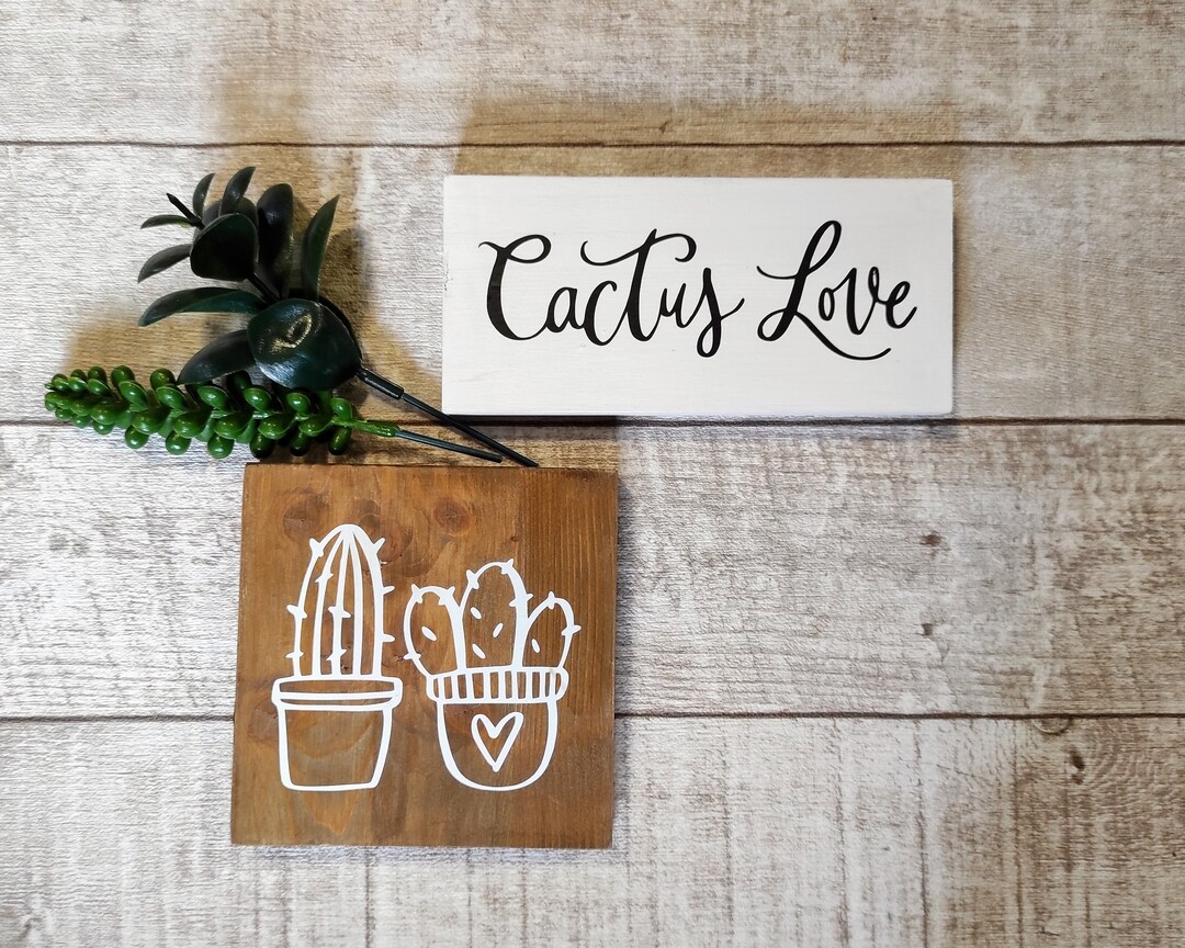 Succulent Farmhouse Sign, Cactus Farmhouse Sign, Farmhouse Decor ...