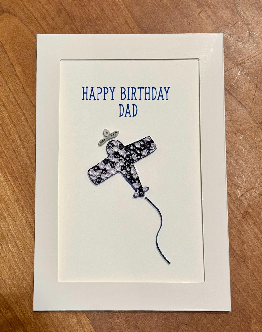 Airplane Greeting Card ~ Handmade ~ Quilled ~ Paper Art ~ Can Be ...