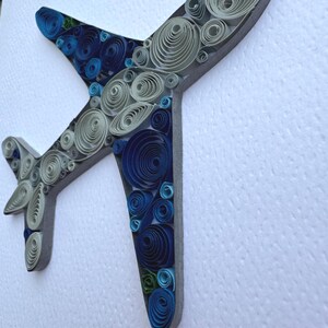 Handmade Quilled Quilled Greeting Card - 5x7 - Travel, Bon Voyage ...