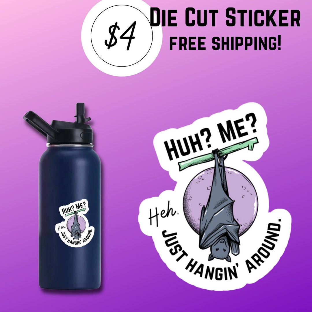 Just Hangin' Around Sticker, Tik Tok Sticker, Viral Meme, Beetlejuice ...