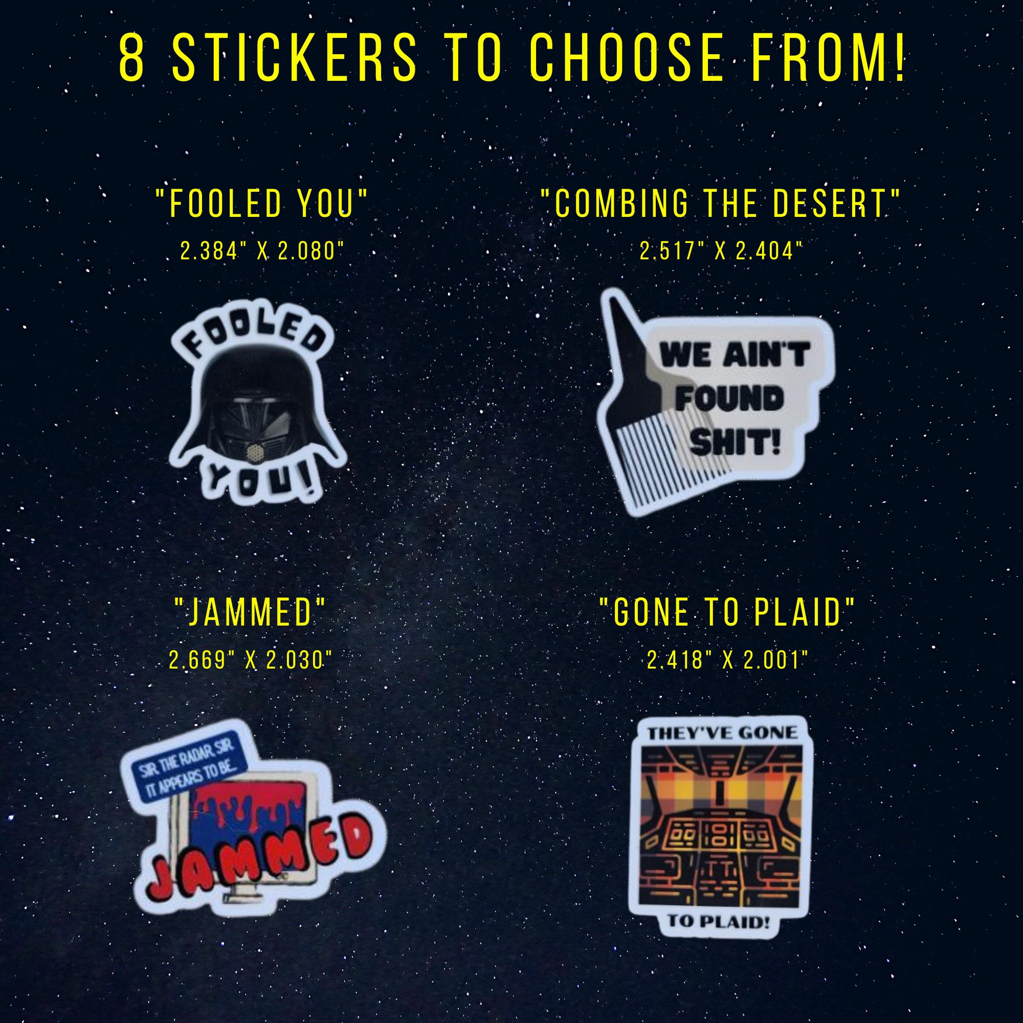 Spaceballs Sticker, Fun Gift Idea, Die Cut Stickers, Movie Sticker ...