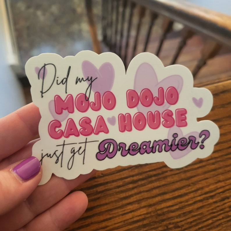 Mojo Dojo Casa House Sticker Die Cut Sticker for Water - Etsy