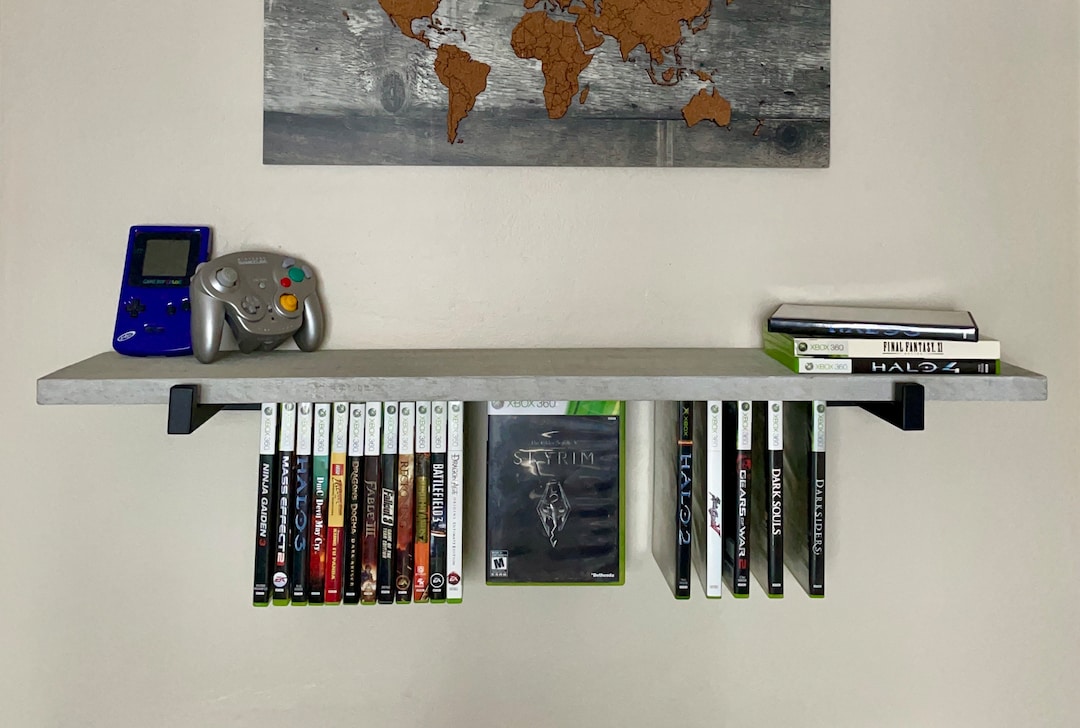 Magnetic Hanging Video Game Display Shelf Gamer Game Lover - Etsy