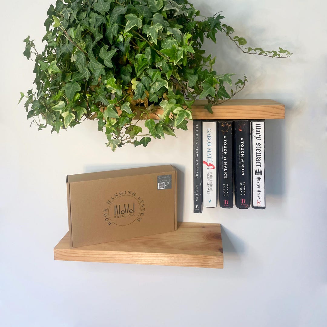 Book Hanging System: Eco-friendly Display Shelf for Booklovers - Etsy
