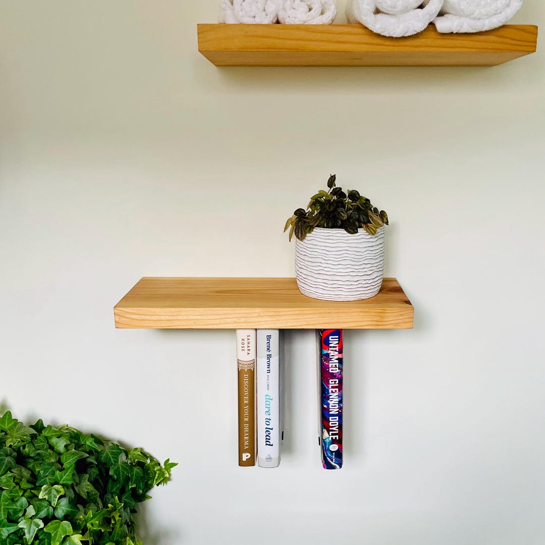 Book Hanging System, Fun Bookcase, Suspended Shelf, Booklover, Upcycle ...