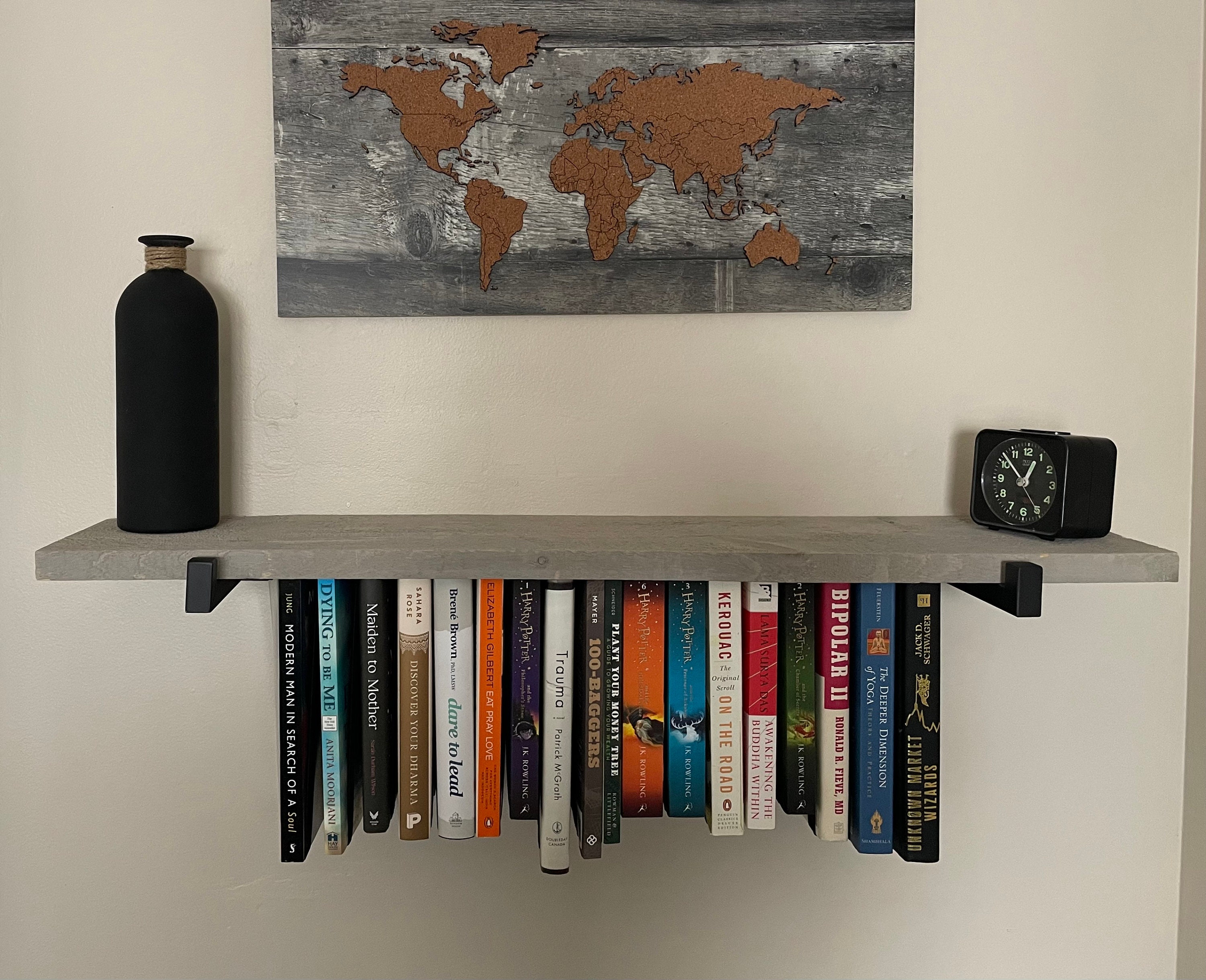 Rustic Hanging Bookshelf Fun Bookcase Gifts for Booklovers - Etsy