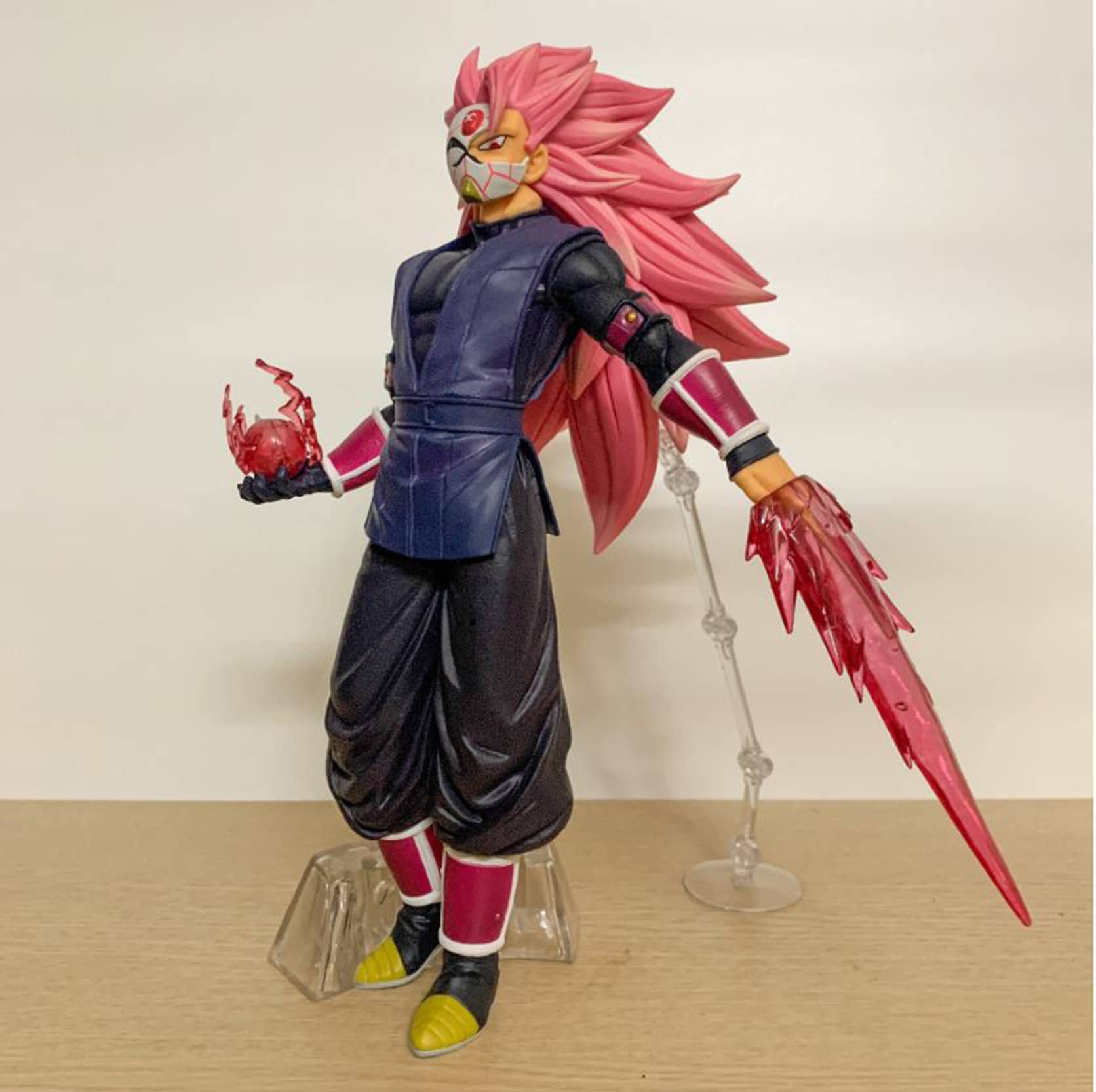 Black Son Goku Rose Ssj 3 Dragonball PVC 28cm 3D Print Action Figure Etsy Canada