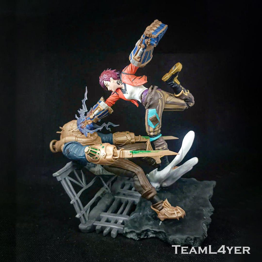 Jinx, Vi Arcane League of Legends Figure 20-40cm Resin Figure - Action ...