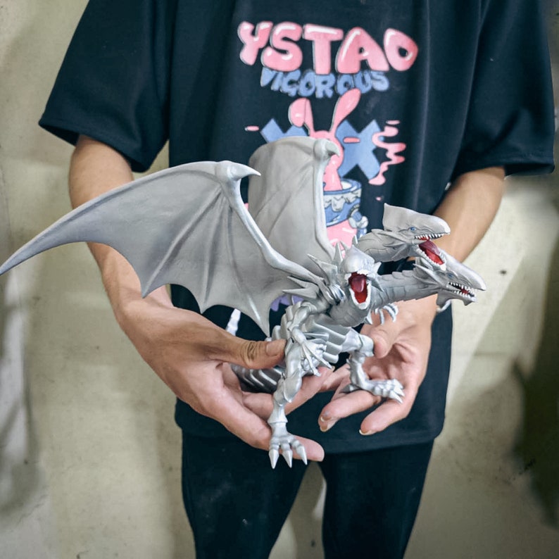 Ultimate Blue Eyes White Dragon Yugioh 20-30 Cm Resin 3D Print Action ...