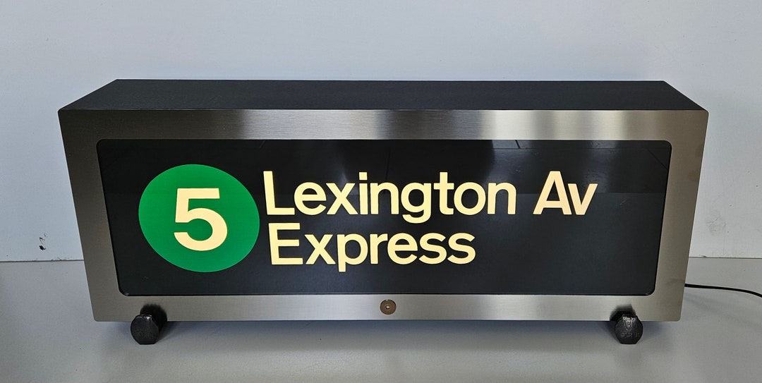 Authentic New York City Subway Roll Sign. 1980s. R-36 System Sideways ...