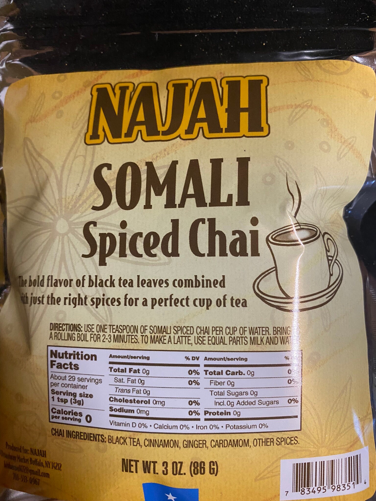 Somali Spiced Chai Tea Blend - Etsy