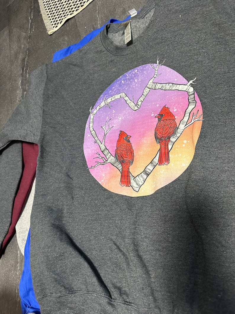 Cardinal Sweater, Cardinal Heart Sweatshirt, Cardinal Bird T-shirt ...