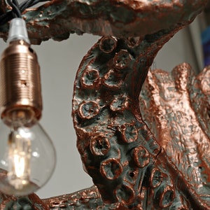 Octopus Tentacle 8 Bulb Chandelier Cthulhu Mythos Fantasy Steampunk ...