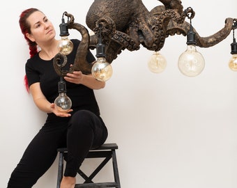 Octopus Tentacle Chandelier Cthulhu Mythos Fantasy Gift Idea - Etsy