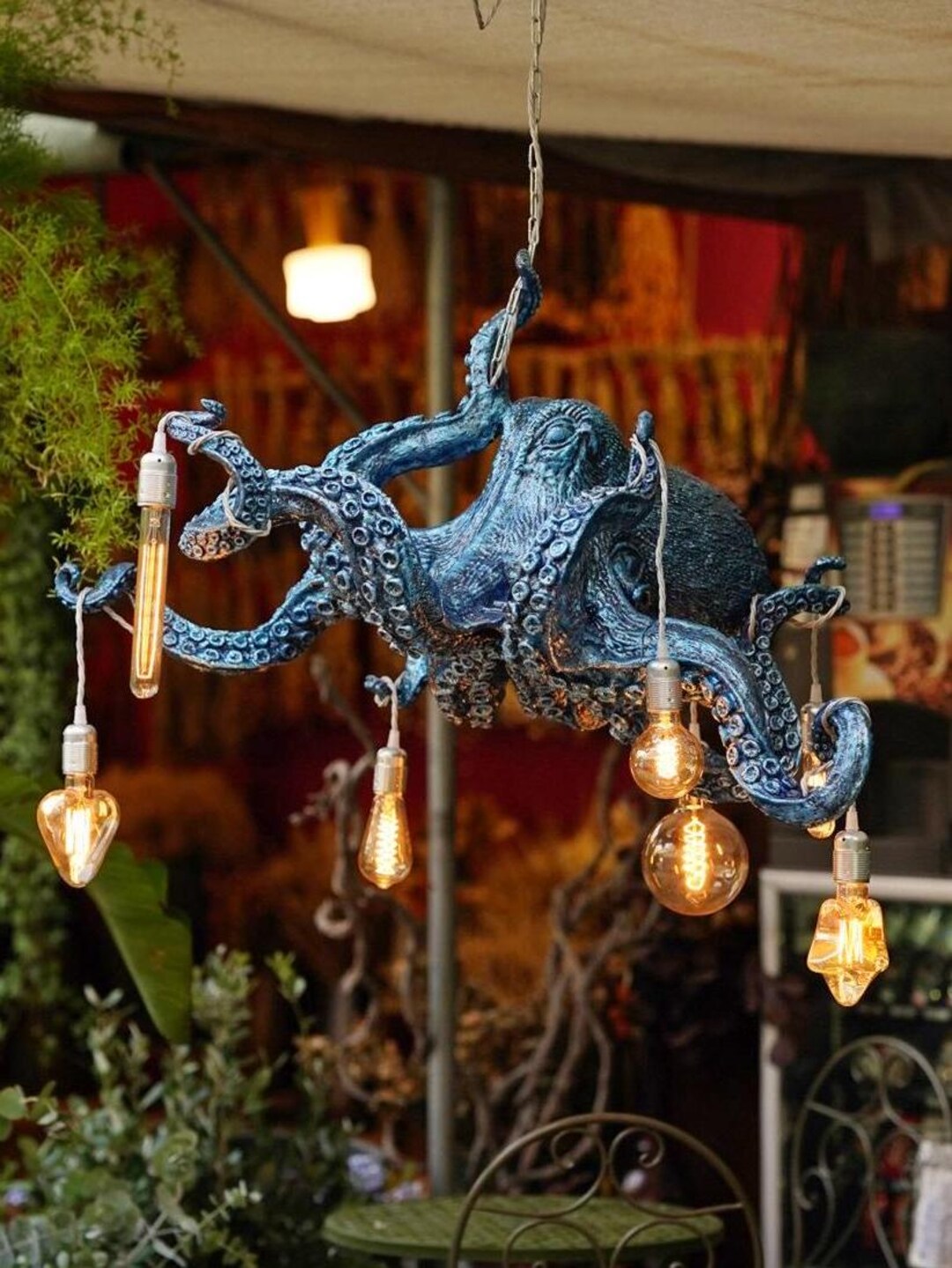 Huge! Octopus Tentacle Chandelier Cthulhu Mythos Fantasy Steampunk ...