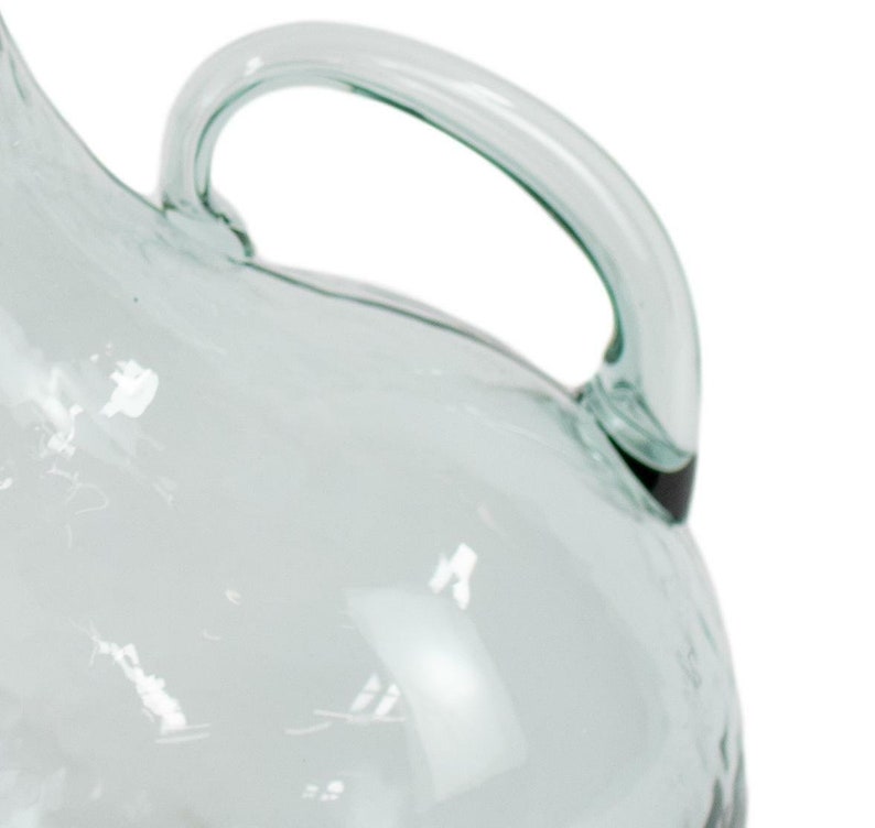 Handblown Recycled Glass Large Tilted Pitcher 1 Gallon - Etsy