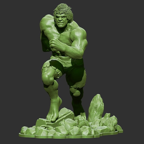 3d Hulk Model File - Etsy