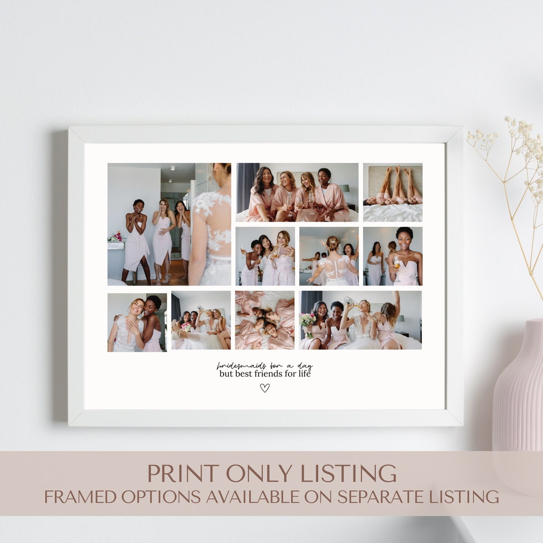 Personalised Printed Photo Collage Photo Print Landscape Print ...