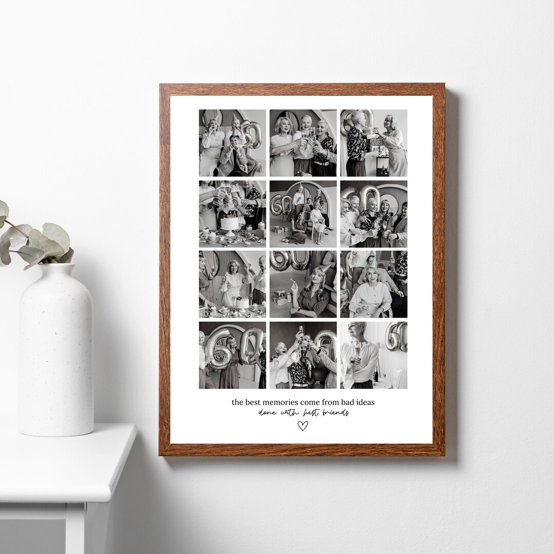 Personalised Printed Photo Collage Photo Print Family - Etsy UK