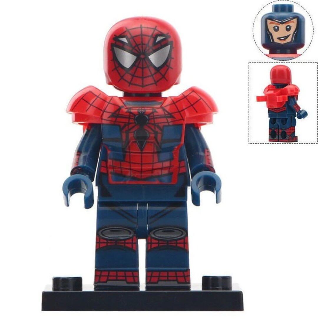 Aaron Aikman Armor Spider-man Custom Minifigure - Etsy Aaron Aikman Armor Spider-man Custom Minifigure - Etsy