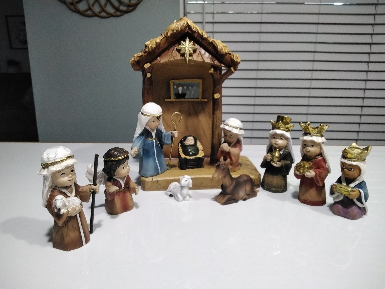 11 Piece Children Nativity Set - Vintage Rare - Etsy