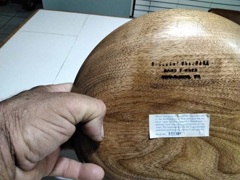 Vintage Woodbury Woodware Tray With Tile Insert - Vintage - Etsy