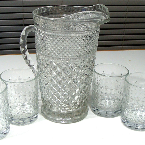 Pitcher With Glasses - Etsy